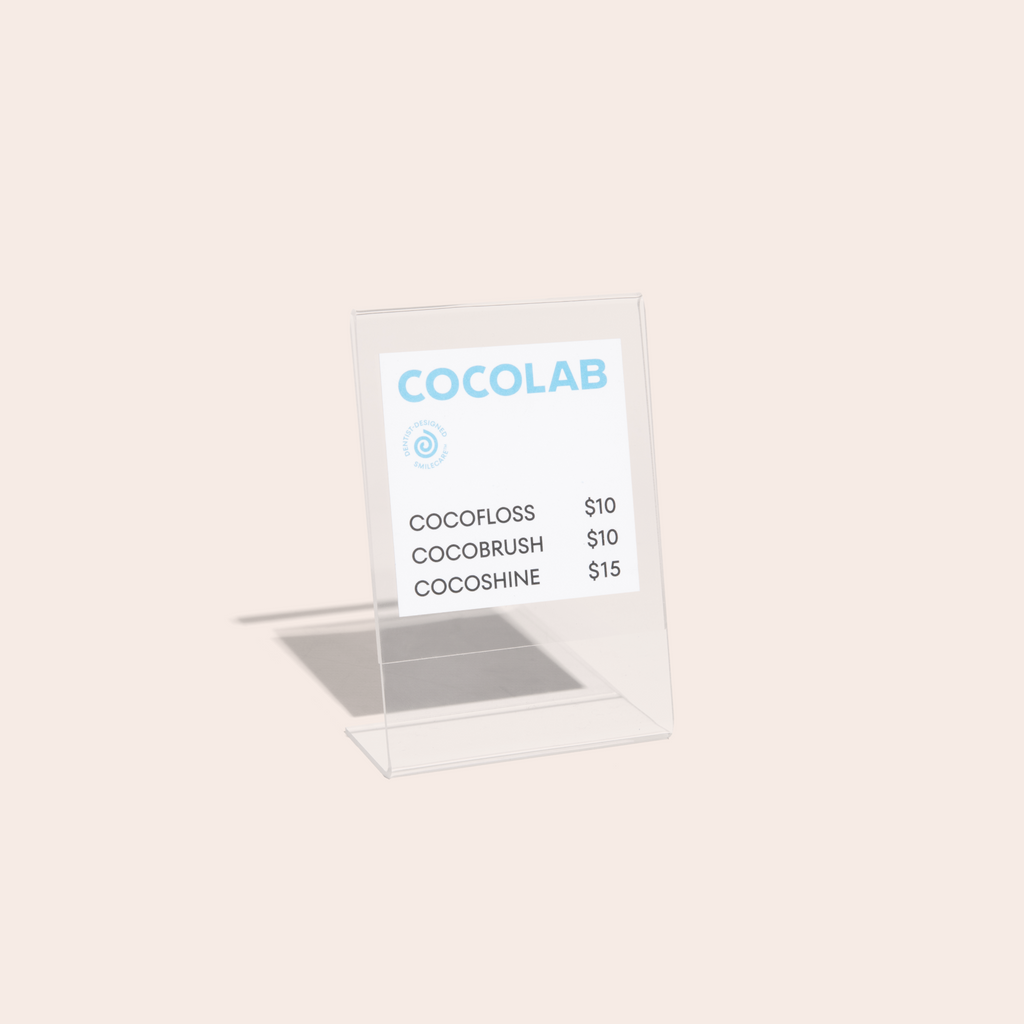 Price Sign – COCOLAB PRO
